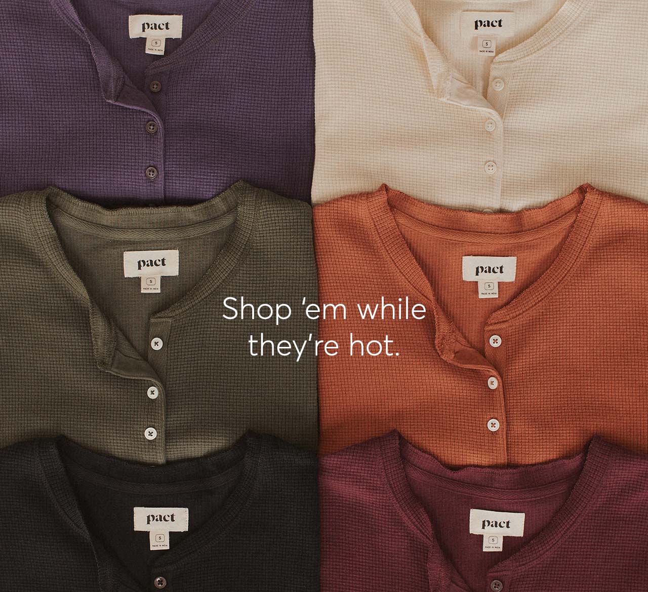 PACT Apparel, Inc.: Thermal layers + 20% off Airplane styles! | Milled