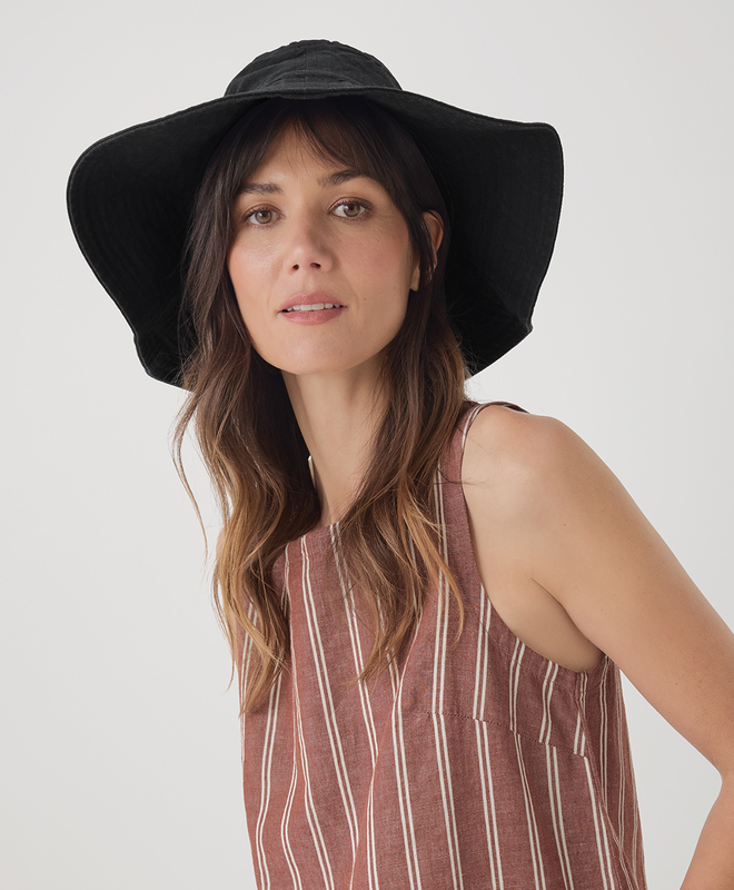 Women’s Organic Cotton Packable Sun Hat made with Organic Cotton | Pact