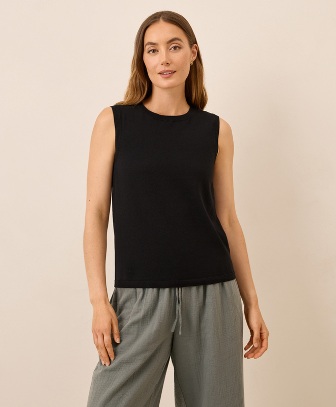Women’s Classic Fine Knit Shell made with Organic Cotton | Pact