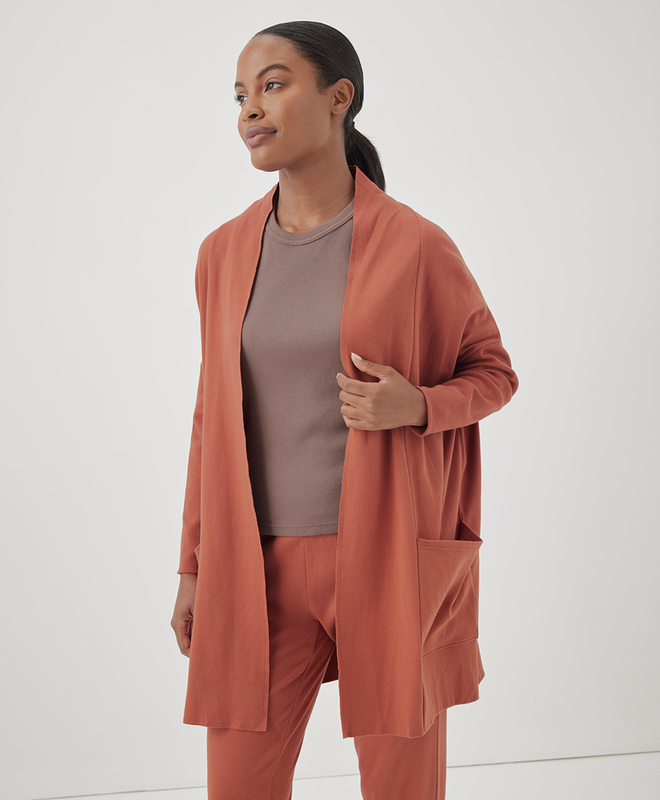 Women’s Clearance Airplane Cardigan made with Organic Cotton | Pact