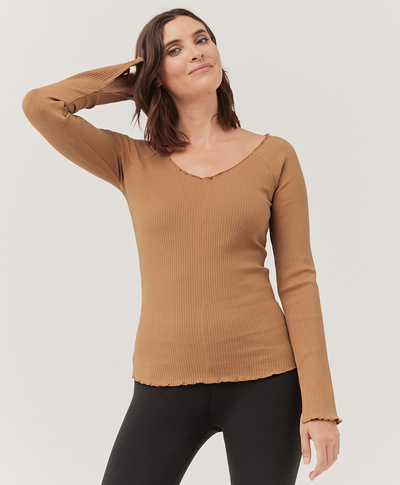 Women’s Clearance Stretch Rib Ballet Top made with Organic Cotton | Pact