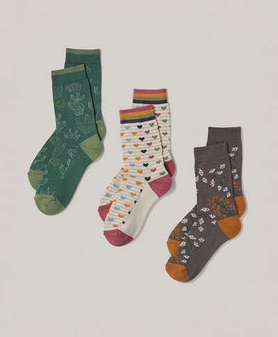 Women’s Premium Crew Socks 3-pack made with Organic Cotton | Pact