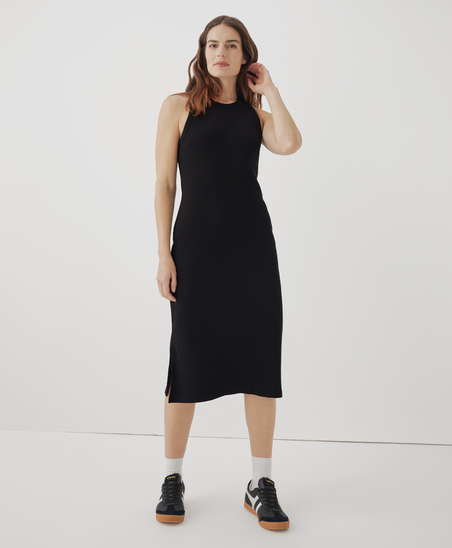 Women’s Favorite Rib Racerback Dress made with Organic Cotton | Pact